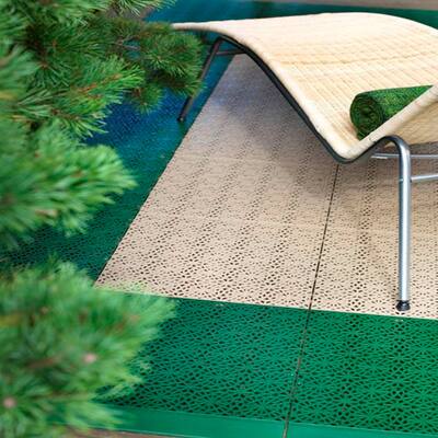 Bergo XL Interlocking Center Multi-Color Floor Tiles, 28 Pack - N/A ...