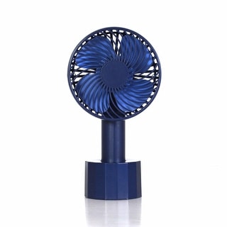 Soleus Air 4" Rechargeable Handheld Fan with Adjustable Lanyard and ...