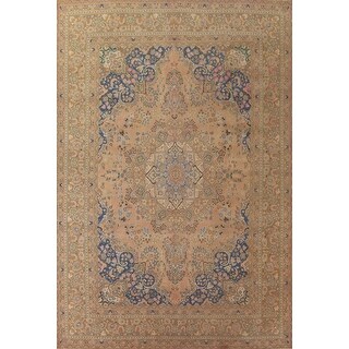 Floral Mashad Persian Vintage Rug Handmade Living Room Wool Carpet - 9 ...