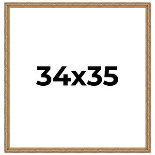 34x35 Frame Red Solid Wood Picture Frame Width 1.75 Inches | Interior ...