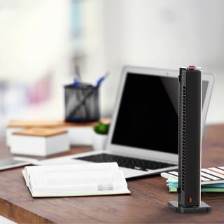 Sharper Image AXIS 16 Airbar Tower Desk Fan with Task Light - Bed Bath ...