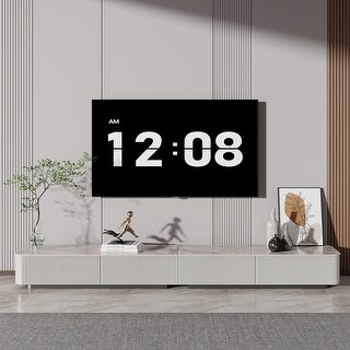 Modern TV Stand for Living Room, 118 Inch Extra-Large - 94.5" - Bed ...