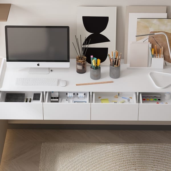 wall unit desk combo