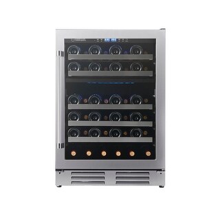 Equator Dual Zone 52-Bottle Free Standing/Built-in Wine Cooler ...