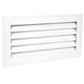 Ventilation Grille Air Vent 500x250mm(LxW) White for 450x200mm Wall ...