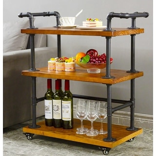 Industrial Bar Carts/Serving Carts/Kitchen Carts/Wine Rack Carts on ...