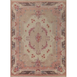 Victorian Style Aubusson Chinese Vintage Area Rug Handmade Wool Carpet ...