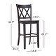 Eleanor X Back Bar Height Chairs (Set of 2) by iNSPIRE Q Classic - Bed ...