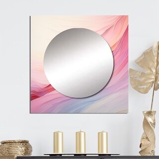 Designart "Ephemeral rainbow fantasy Arc" Rainbow Wall Mirror ...