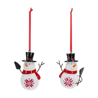 Snowman Ornament (Set of 6) - 2"L x 3"W x 4"H - Bed Bath & Beyond ...