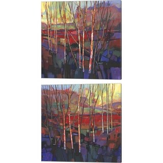 Timothy O'Toole 'Patchwork Trees' Canvas Art (Set of 2) - Bed Bath ...