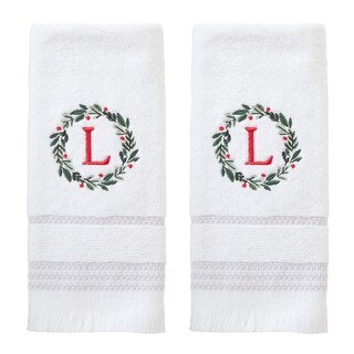 SKL Home Wreath Monogram Hand Towel (2-Pack) - Bed Bath & Beyond - 41288761