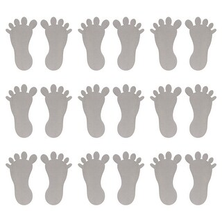 Feet Markers 4.72x9.45 Inch 9 Pair Foot Spot Marker Floor Markers Gray ...