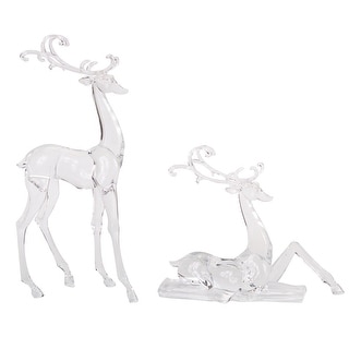 Deer Figurines (Set of 2) - Bed Bath & Beyond - 37591359