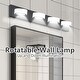 Bathroom LED 4-Light Vanity Lights with Dimmable and Rotatable - N/A ...