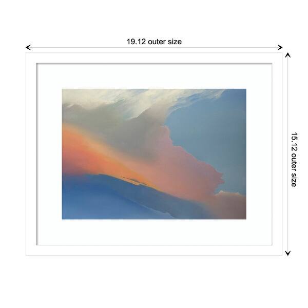 Gulfstream Clouds by Cap Pannell Framed Wall Art Print - Bed Bath ...
