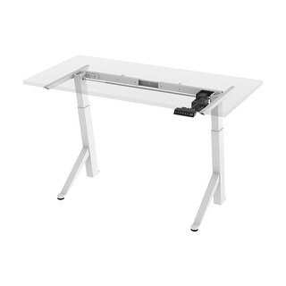 Monoprice Single Motor Angled Sit-Stand Desk Frame With Built-In ...