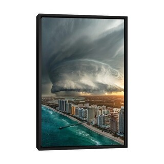 iCanvas "Miami Beach Doom" by Brent Shavnore Framed - Bed Bath & Beyond ...