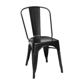 OFM 161 Collection Industrial Modern Fully Assembled 18" High Back ...