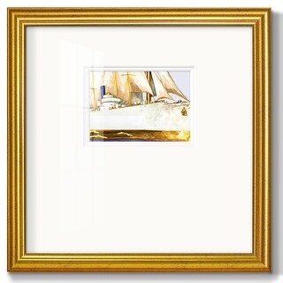 Golden Steam Ship IIPremium Framed Print - Bed Bath & Beyond - 37894944