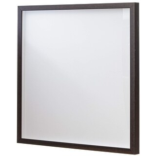 21x21 Brown Walnut Shadow Box Frame | 3/4" of Depth | Includes Hardware ...