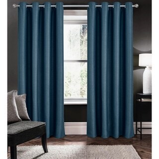 Apollo Blackout Grommet Window Panel, Navy - Bed Bath & Beyond - 38188967
