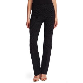 CeCe Women's Bootcut Pants Polka Dot High Rise Black Size 4 - Bed Bath ...