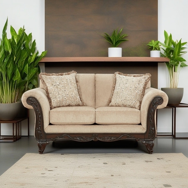 Wood framed sofas and chairs store