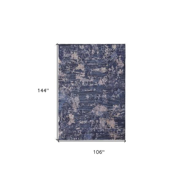 Stylish Rectangle Area Rug with Abstract Design - 144' X '106' X '0.24 ...