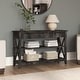 Key West Console Table with Drawers and Shelves by Bush Furniture - Bed ...