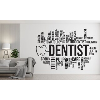 Dental Care Wall Decal Teeth Wall Decal Teeth Wall Sticker - Bed Bath ...