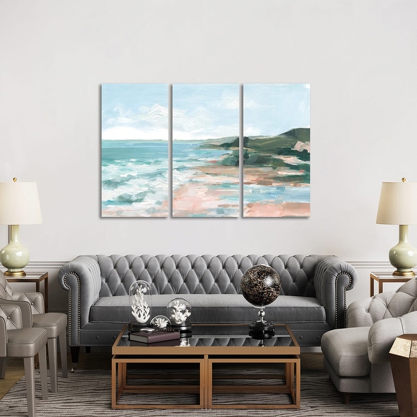 Icanvas Coral Sand Beaches I By Ethan Harper 3 Piece Wall Art Set Bed Bath And Beyond 35607897