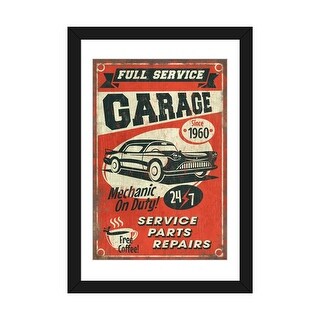 iCanvas "Full Service Garage Sign" by Lantern Press - Bed Bath & Beyond ...