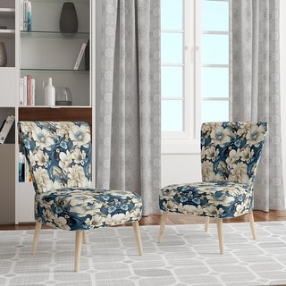 Designart "Coastal Breeze Paisley Pattern III" Upholstered Paisley ...