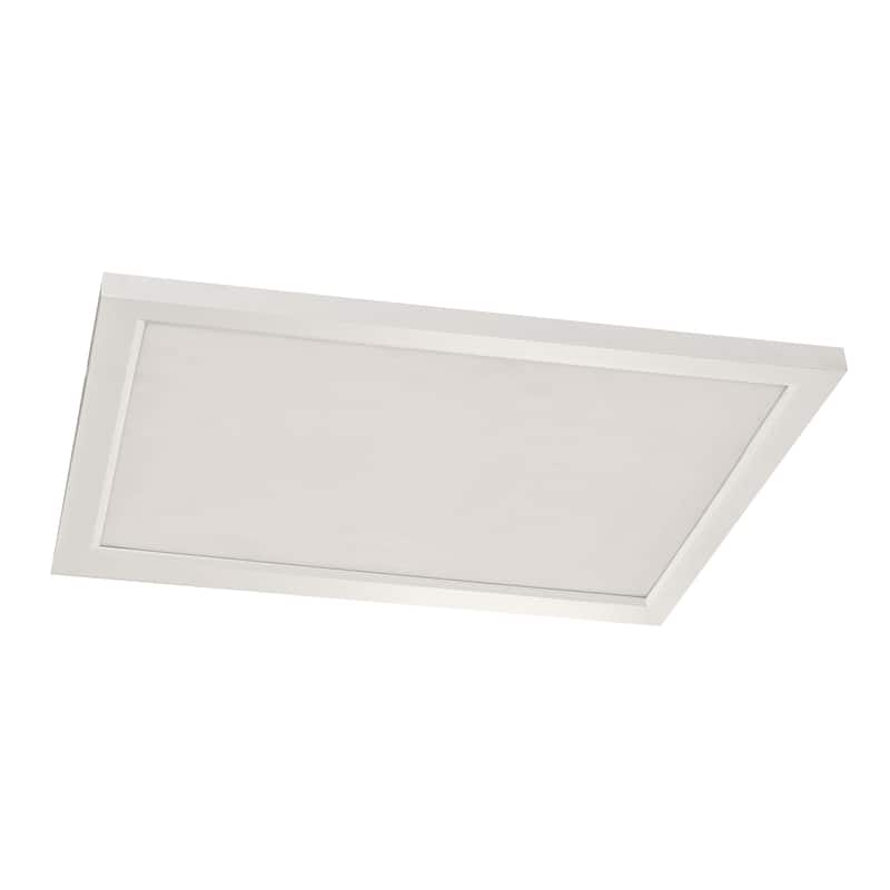 Lugano 24"x24" LED Flush Mount Light - 24"L x 24"W x 1"H - Bed Bath ...