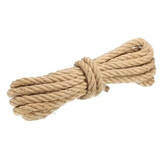 Jute Twine 12mm, 16 Feet Long Brown Twine Rope for DIY Subjects - Bed ...