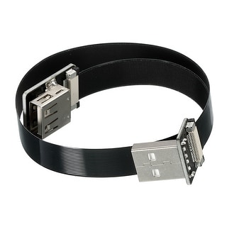 FPV FFC Cable 20 Pins 0.5mm 300mm for HD 4K W 90 Degree USB Male to USB ...