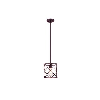 Defong 1-Light Bronze Industrial Pendant Light - Bed Bath & Beyond ...