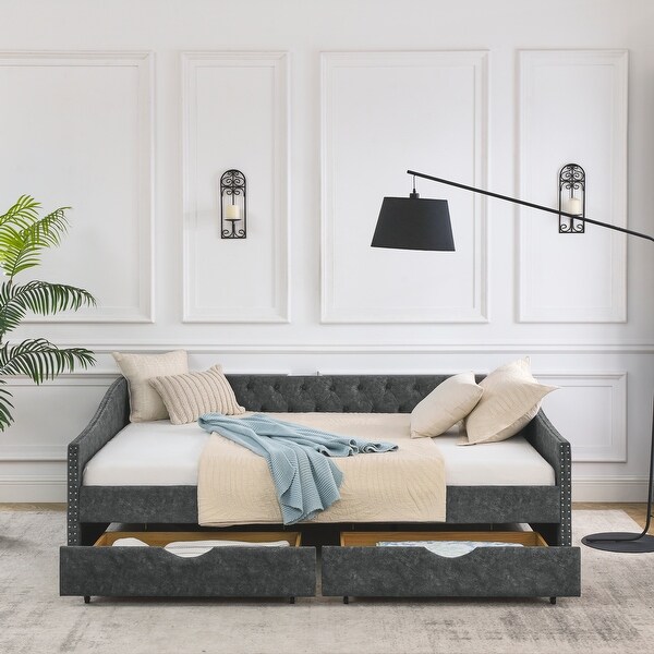 Settee with drawers store