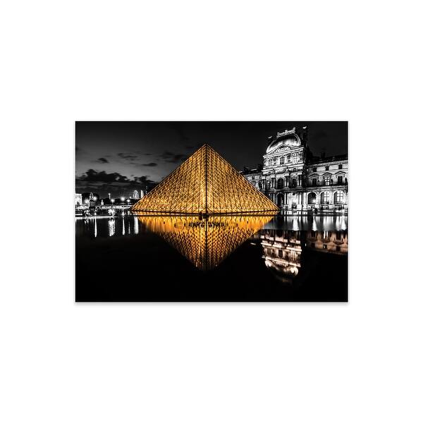 The Louvre Print On Acrylic Glass by Anders Jorulf - Bed Bath & Beyond ...