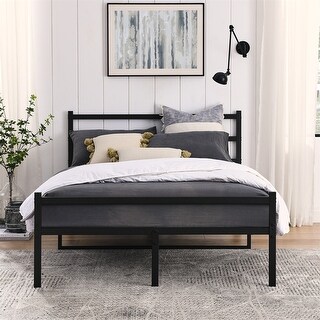 Iron Bed Frame,Wrought Iron Bed Frame,Iron Platform Bed Frame - Bed ...