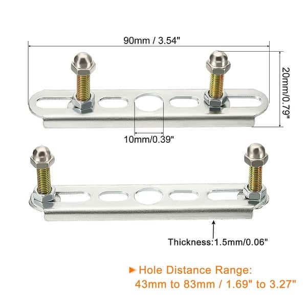 Ceiling Light Plate 90x20x5mm Light Fixture Chandelier Mounting Bracket ...