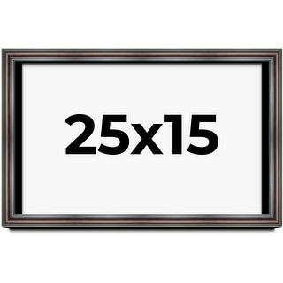 25x15 Shadow Box Frame Brown Cherry | 2.625 Inches Deep Pine Wood - Bed ...
