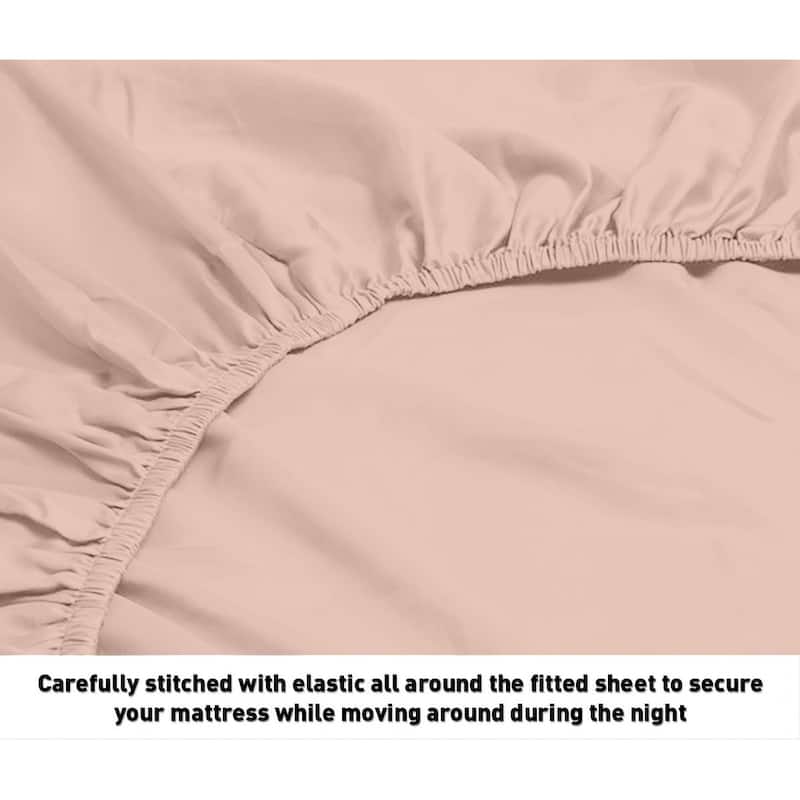 1000 Thread Count Cotton-rich Deep Pocket Sheet Set - On Sale ...