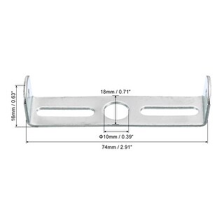1set Ceiling Light Plate 75x18x16mm Lighting Fixture Mounting Bracket ...