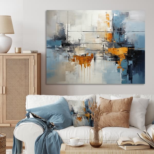 Designart "Urban Utopia II" Abstract Collages Wall Decor - Bed Bath ...