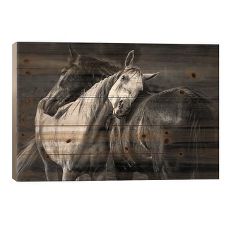 Warm Rain Print On Wood by Niko Chapa - Multi-Color - Bed Bath & Beyond ...