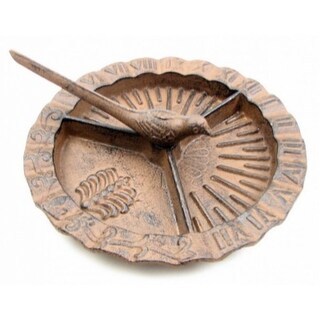 Cast Iron Sun Dial - 9"Wx3"Hx8.5"D - Bed Bath & Beyond - 29451359
