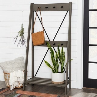 Middlebrook Solid Wood 68-inch Angled Side Hall Tree - Bed Bath ...