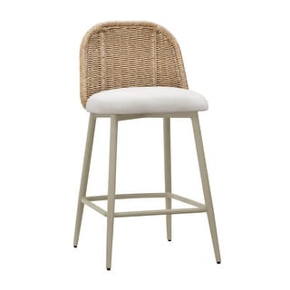 Alexa Performance Fabric Outdoor Counter Stool - Bed Bath & Beyond ...